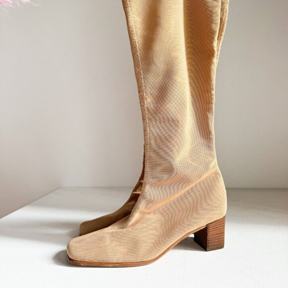 Jaime Mascaro | Shoes | Vintage Jaime Mascaro Nude Beige Stretc Sock ...